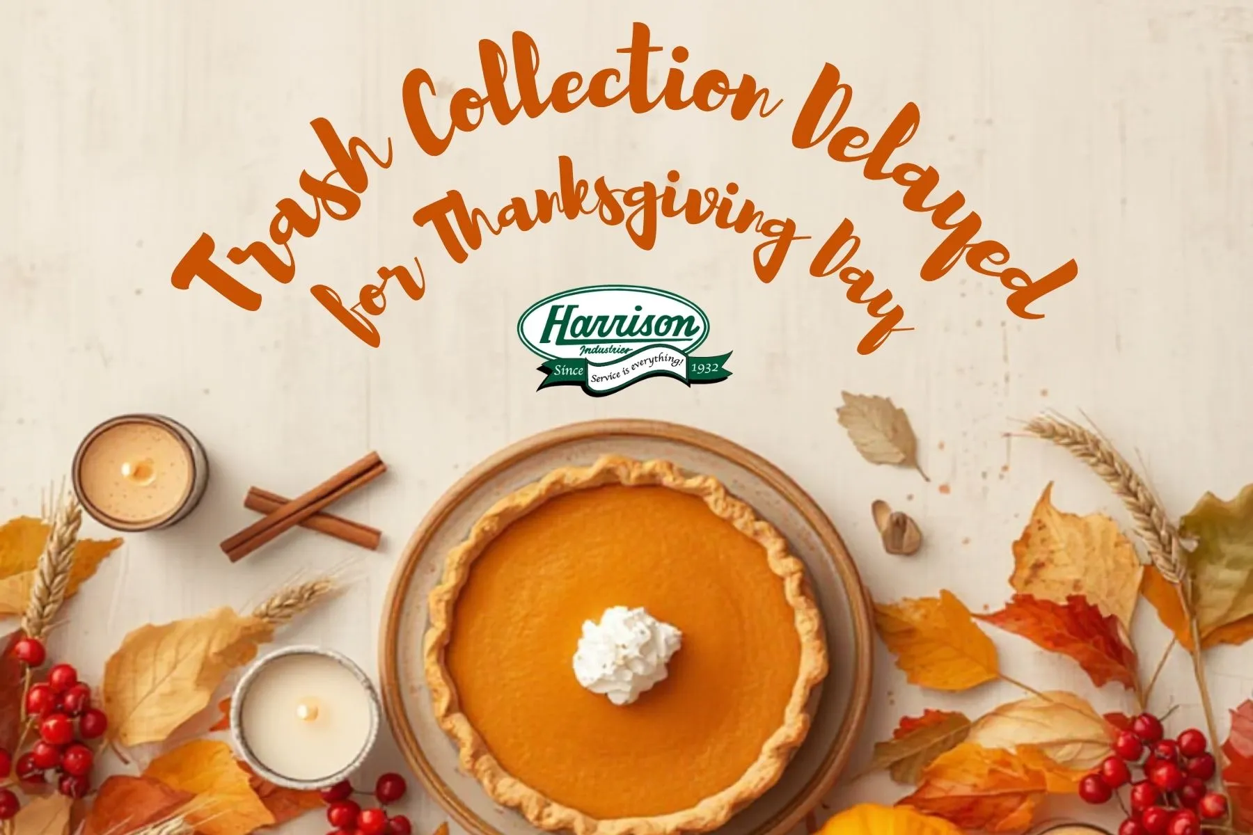 Thanksgiving Trash Collection Schedule 2025 - Ej Harrison